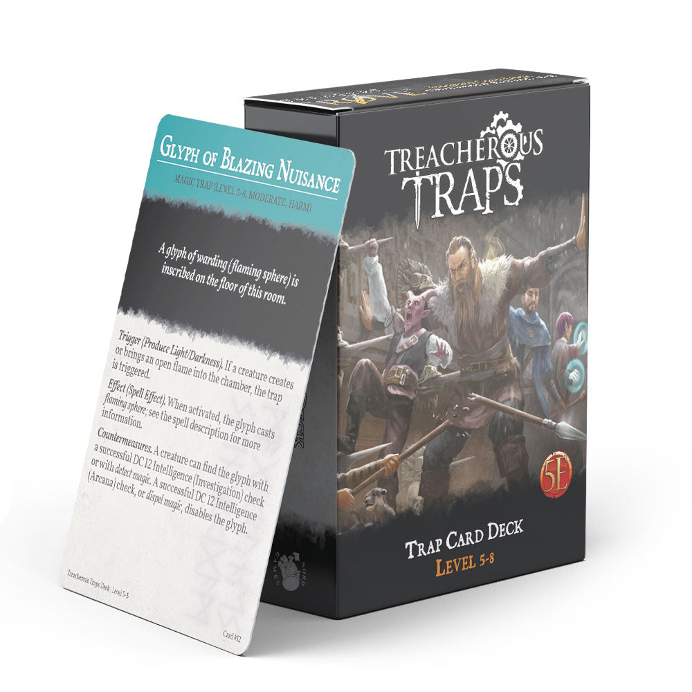 Treacherous Traps Deck Level 5-8 (5E) – The Midnight Tavern