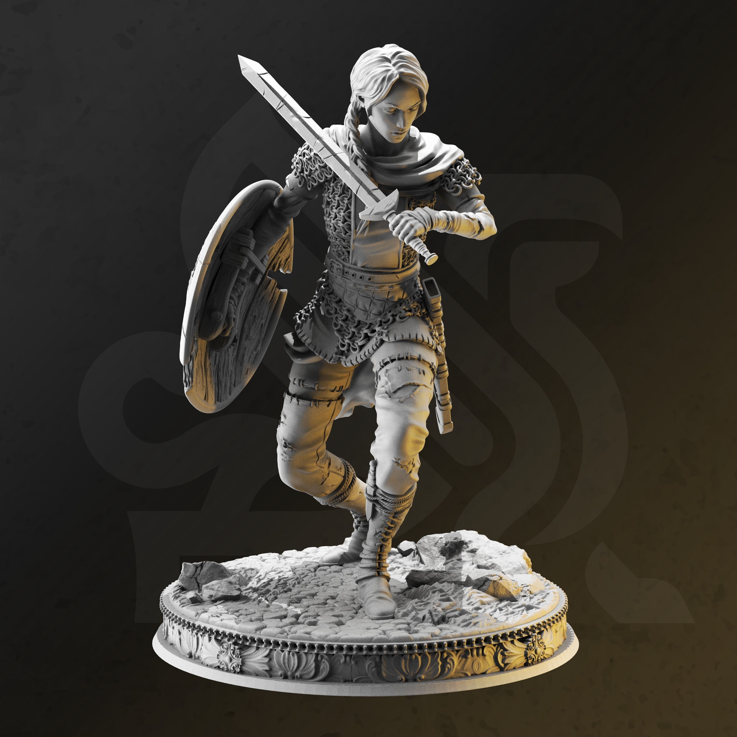 Freya the Fearless, Shield Maiden (Female Human Paladin) – The Midnight ...