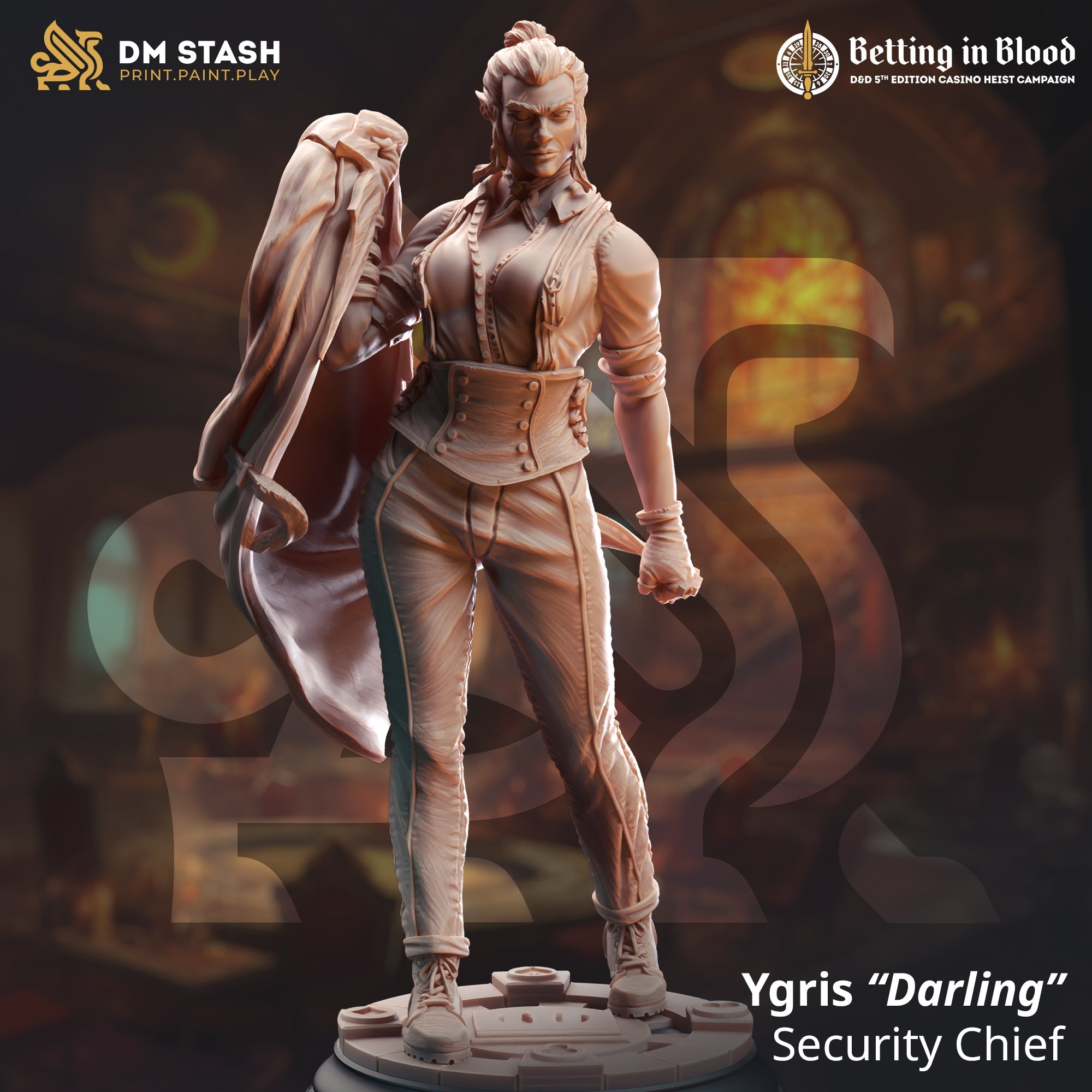 Ygris "Darling" Skullsplitter, Security Chief (Female Goliath Brawler ...
